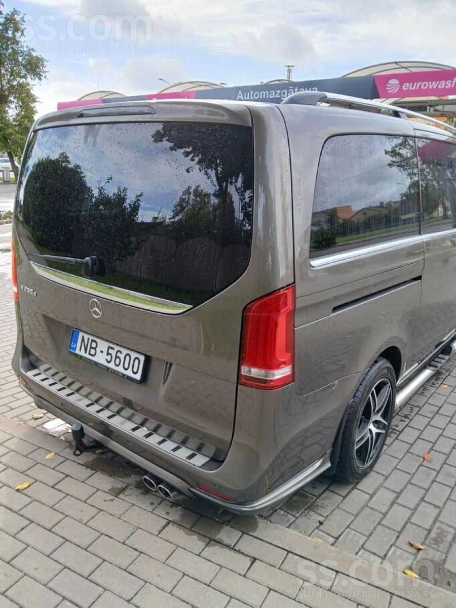 Brown Mercedes-Benz V 250 2017 in Rezekne, with an engine capacity of 2.20 L and mileage of 325 thousand km for 22500 €, photo 5 on AUTOMOTO.COM.LV