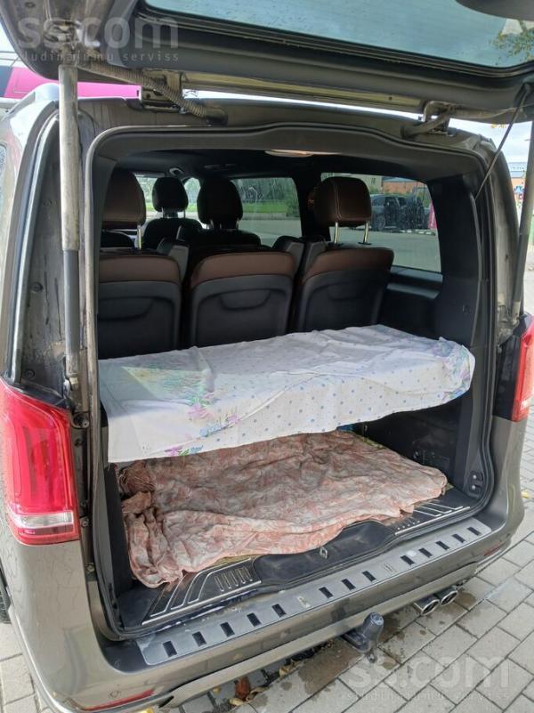 Mercedes-Benz V 250 2017 in Rezekne on AUTOMOTO.COM.LV Brown Mercedes-Benz V 250 2017 in Rezekne, with an engine capacity of 2.20 L and mileage of 325 thousand km for 22500 €, photo 7 on AUTOMOTO.COM.LV