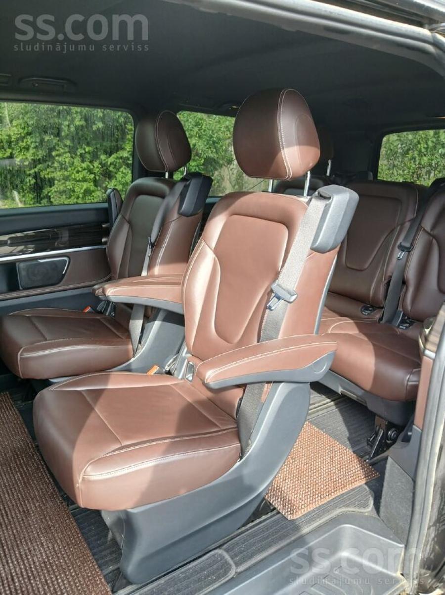 Brown Mercedes-Benz V 250 2017 in Rezekne, with an engine capacity of 2.20 L and mileage of 325 thousand km for 22500 €, photo 8 on AUTOMOTO.COM.LV