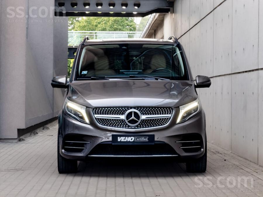 Brown Mercedes-Benz V 250 2018 in Riga, with an engine capacity of 2.20 L and mileage of 169 thousand km for 68900 €, photo 2 on AUTOMOTO.COM.LV
