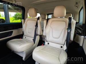 Brown Mercedes-Benz V 250 2018 in Riga, with an engine capacity of 2.20 L and mileage of 169 thousand km for 68900 €, photo 13 on AUTOMOTO.COM.LV