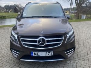 Brown Mercedes-Benz V 250 2018 in Riga, with an engine capacity of 2.20 L and mileage of 110 thousand km for 45000 €, photo 3 on AUTOMOTO.COM.LV