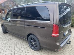 Brown Mercedes-Benz V 250 2018 in Riga, with an engine capacity of 2.20 L and mileage of 110 thousand km for 45000 €, photo 7 on AUTOMOTO.COM.LV