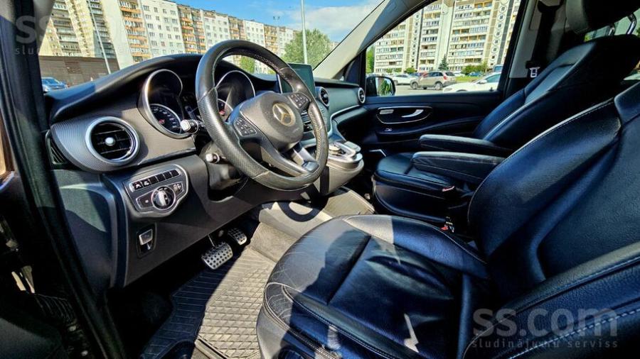 Brūns Mercedes-Benz V 250 2015 Ogre, ar dzinēja tilpumu 2.20 L un nobraukumu 313 tūkst. km par 22784 €, foto 18 vietnē AUTOMOTO.COM.LV