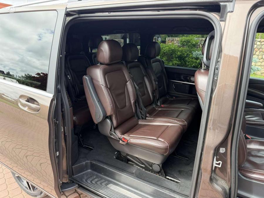 Brūns Mercedes-Benz V 250 2015 Palanga, ar dzinēja tilpumu 2.14 L un nobraukumu 275 tūkst. km par 28900 €, foto 17 vietnē AUTOMOTO.COM.LV