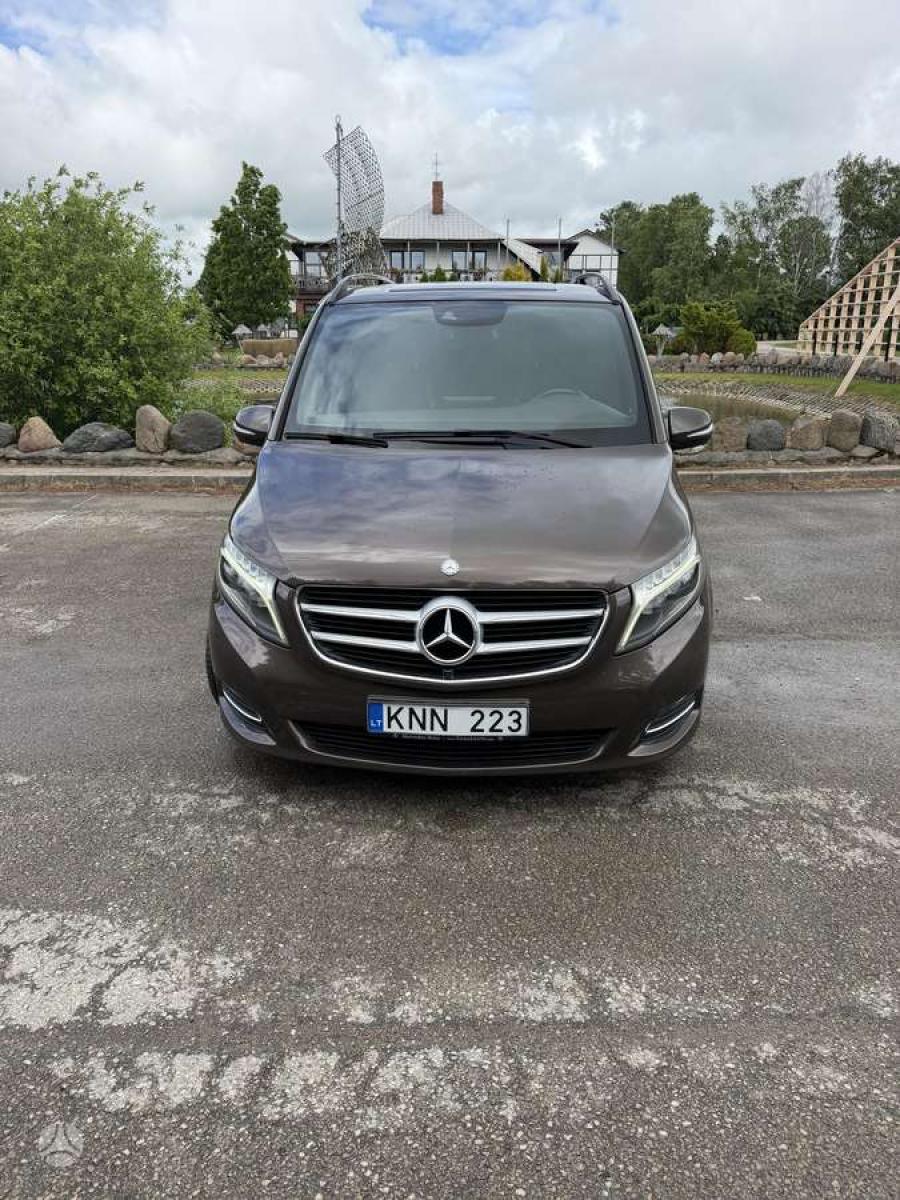 Brūns Mercedes-Benz V 250 2015 Palanga, ar dzinēja tilpumu 2.14 L un nobraukumu 275 tūkst. km par 28900 €, foto 21 vietnē AUTOMOTO.COM.LV