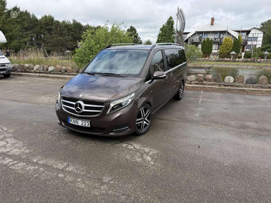 Brūns Mercedes-Benz V 250 2015 Palanga, ar dzinēja tilpumu 2.14 L un nobraukumu 275 tūkst. km par 28900 €, foto 29 vietnē AUTOMOTO.COM.LV