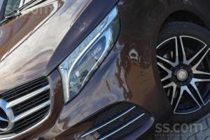 Brown Mercedes-Benz V 250 2016 in Riga, with an engine capacity of 2.10 L and mileage of 304 thousand km for 36495 €, photo 3 on AUTOMOTO.COM.LV