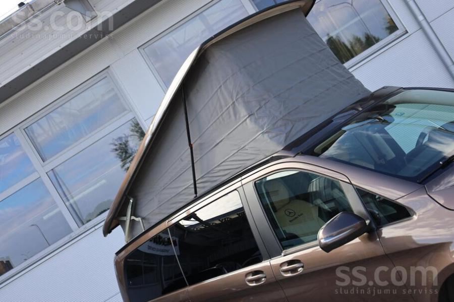 Brown Mercedes-Benz V 250 2016 in Riga, with an engine capacity of 2.10 L and mileage of 304 thousand km for 36495 €, photo 6 on AUTOMOTO.COM.LV