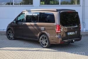 Brown Mercedes-Benz V 250 2016 in Riga, with an engine capacity of 2.10 L and mileage of 304 thousand km for 36495 €, photo 7 on AUTOMOTO.COM.LV