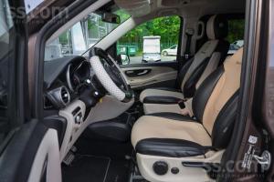 Brown Mercedes-Benz V 250 2016 in Riga, with an engine capacity of 2.10 L and mileage of 304 thousand km for 36495 €, photo 11 on AUTOMOTO.COM.LV