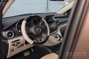 Brown Mercedes-Benz V 250 2016 in Riga, with an engine capacity of 2.10 L and mileage of 304 thousand km for 36495 €, photo 14 on AUTOMOTO.COM.LV