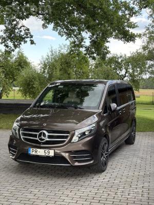 Brūns Mercedes-Benz V 250 2017 Rīga, ar dzinēja tilpumu 2.00 L un nobraukumu 237 tūkst. km par 35000 €, foto  vietnē AUTOMOTO.COM.LV