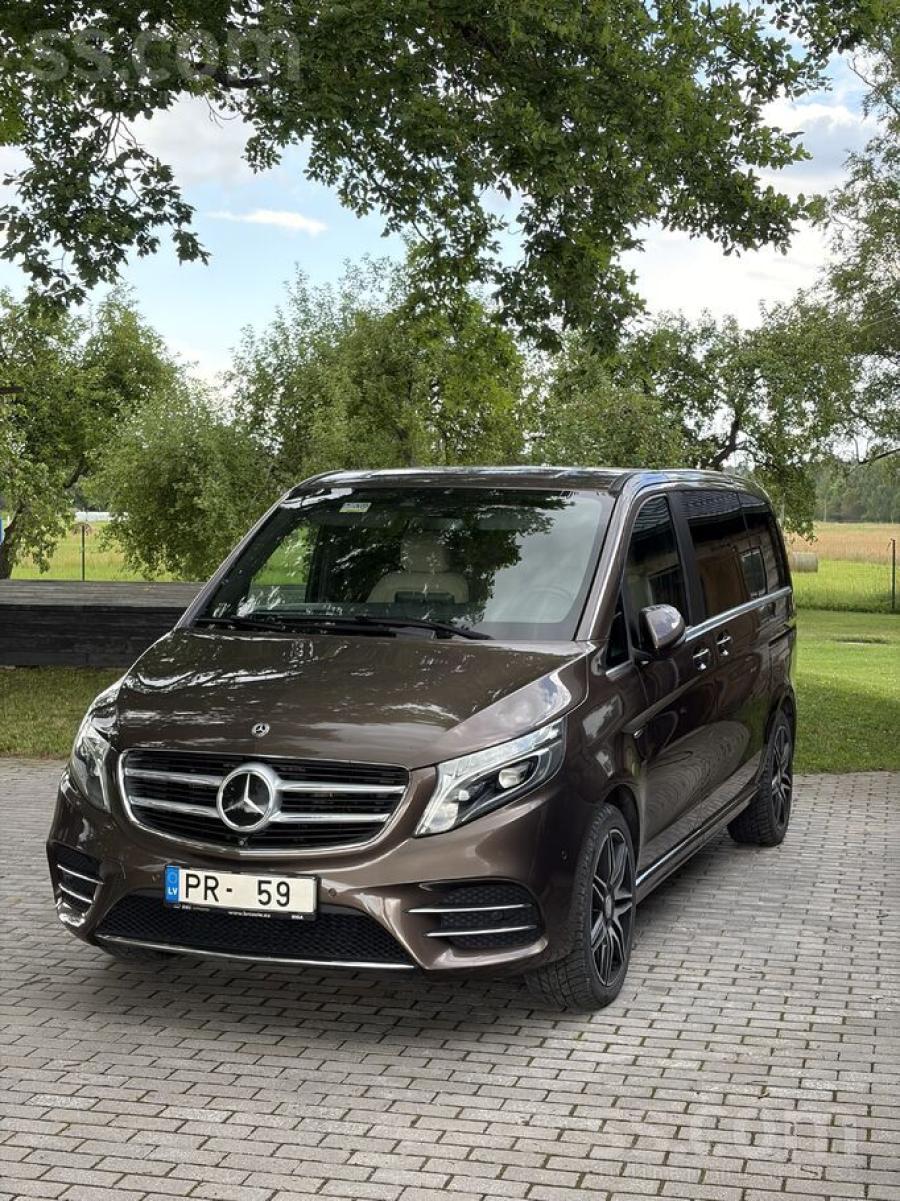 Brūns Mercedes-Benz V 250 2017 Rīga, ar dzinēja tilpumu 2.00 L un nobraukumu 237 tūkst. km par 35000 €, foto 1 vietnē AUTOMOTO.COM.LV