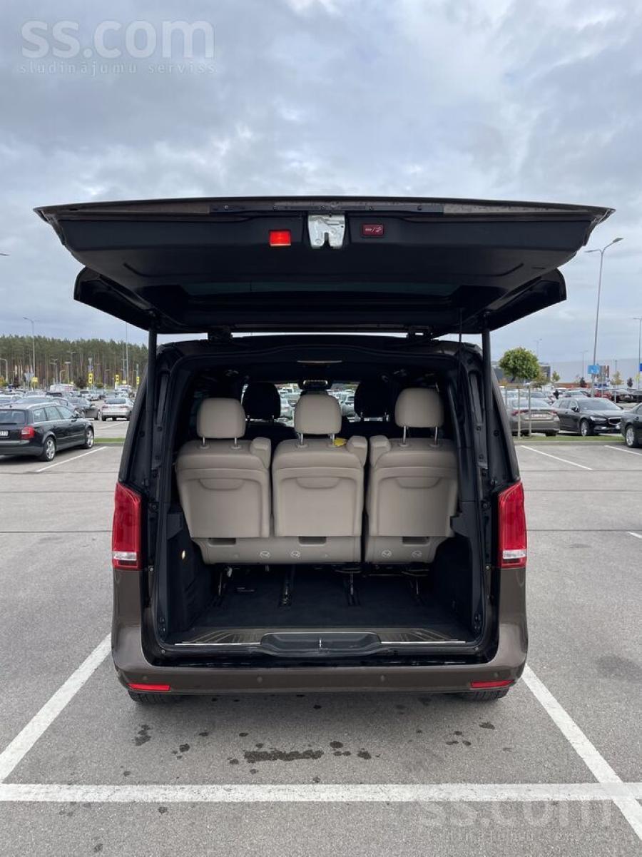 Brūns Mercedes-Benz V 250 2017 Rīga, ar dzinēja tilpumu 2.00 L un nobraukumu 237 tūkst. km par 35000 €, foto 6 vietnē AUTOMOTO.COM.LV
