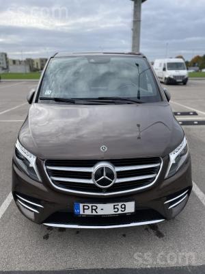 Brūns Mercedes-Benz V 250 2017 Rīga, ar dzinēja tilpumu 2.00 L un nobraukumu 237 tūkst. km par 35000 €, foto 9 vietnē AUTOMOTO.COM.LV