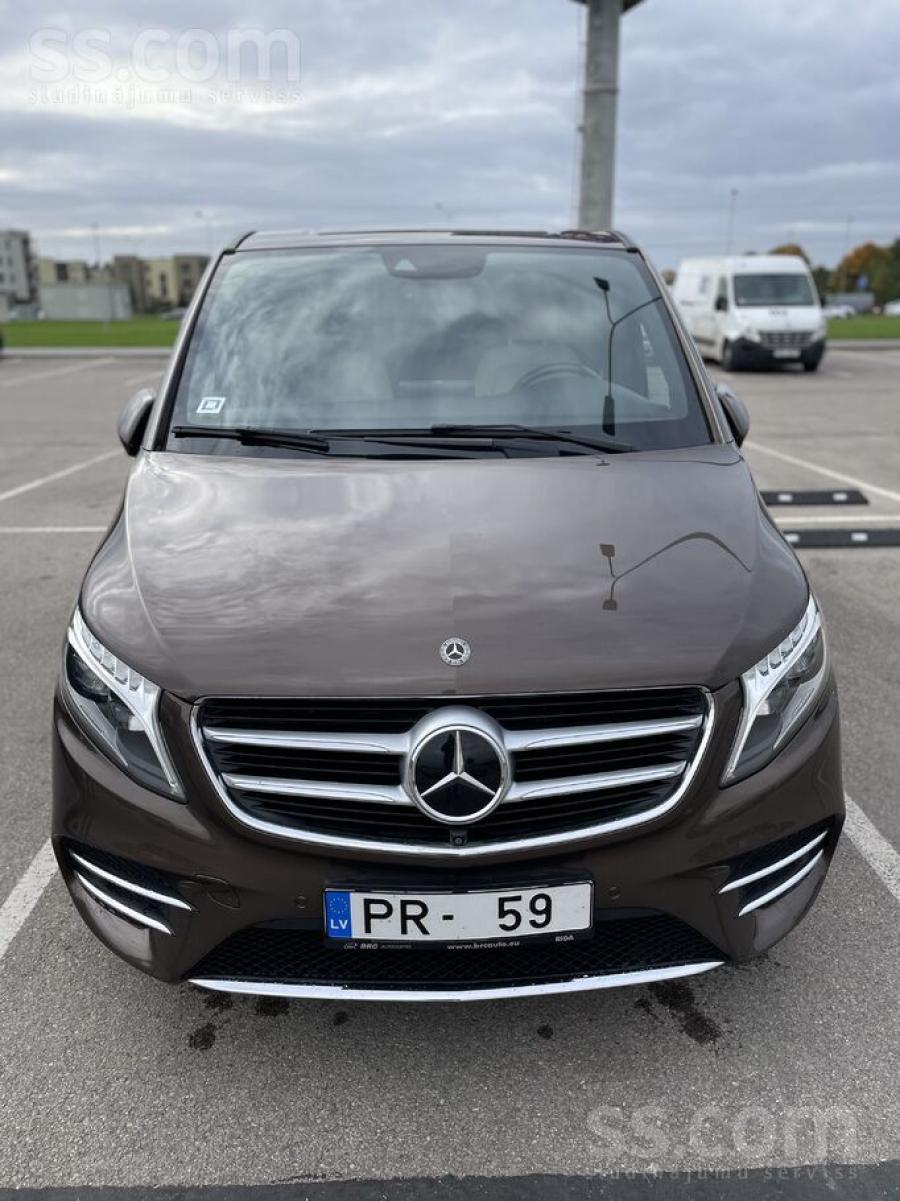 Brūns Mercedes-Benz V 250 2017 Rīga, ar dzinēja tilpumu 2.00 L un nobraukumu 237 tūkst. km par 35000 €, foto 9 vietnē AUTOMOTO.COM.LV