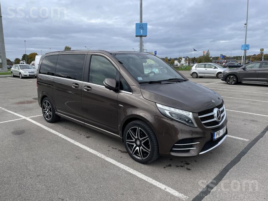 Brūns Mercedes-Benz V 250 2017 Rīga, ar dzinēja tilpumu 2.00 L un nobraukumu 237 tūkst. km par 35000 €, foto 10 vietnē AUTOMOTO.COM.LV