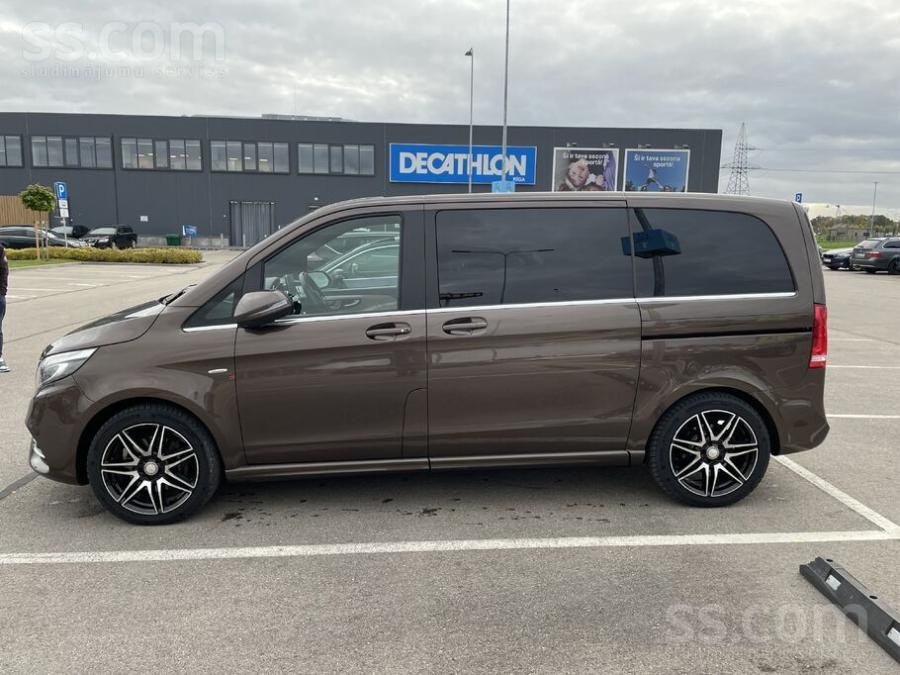 Brūns Mercedes-Benz V 250 2017 Rīga, ar dzinēja tilpumu 2.00 L un nobraukumu 237 tūkst. km par 35000 €, foto 11 vietnē AUTOMOTO.COM.LV