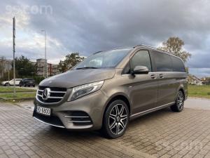 Brown Mercedes-Benz V 250 2017 in Riga, with an engine capacity of 2.20 L and mileage of 226 thousand km for 38500 €, photo 4 on AUTOMOTO.COM.LV