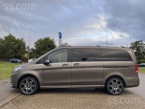Brown Mercedes-Benz V 250 2017 in Riga, with an engine capacity of 2.20 L and mileage of 226 thousand km for 38500 €, photo 6 on AUTOMOTO.COM.LV