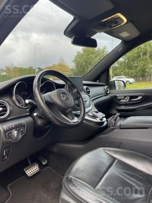 Brown Mercedes-Benz V 250 2017 in Riga, with an engine capacity of 2.20 L and mileage of 226 thousand km for 38500 €, photo 7 on AUTOMOTO.COM.LV