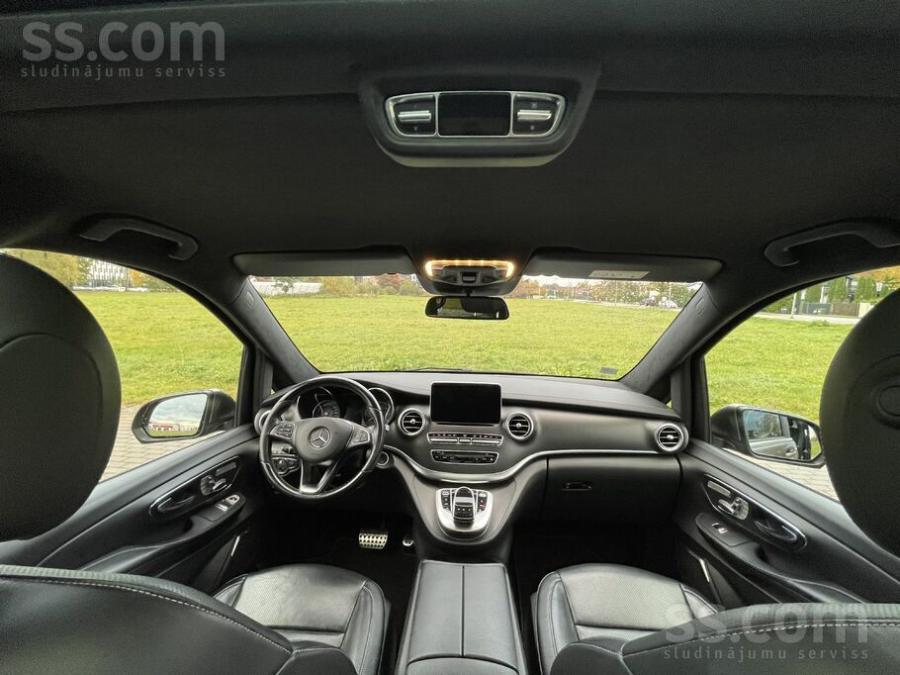 Brown Mercedes-Benz V 250 2017 in Riga, with an engine capacity of 2.20 L and mileage of 226 thousand km for 38500 €, photo 9 on AUTOMOTO.COM.LV