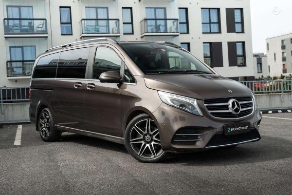 Brūns Mercedes-Benz V 250 2018 Viļņa, ar dzinēja tilpumu 2.14 L un nobraukumu 184 tūkst. km par 28950 €, foto 1 vietnē AUTOMOTO.COM.LV