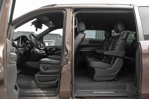 Brūns Mercedes-Benz V 250 2018 Viļņa, ar dzinēja tilpumu 2.14 L un nobraukumu 184 tūkst. km par 28950 €, foto 10 vietnē AUTOMOTO.COM.LV