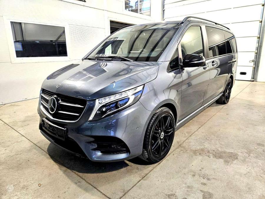 Grey Mercedes-Benz V 250 2019 in Marijampole, with an engine capacity of 2.14 L and mileage of 317 thousand km for 27709 €, photo 1 on AUTOMOTO.COM.LV