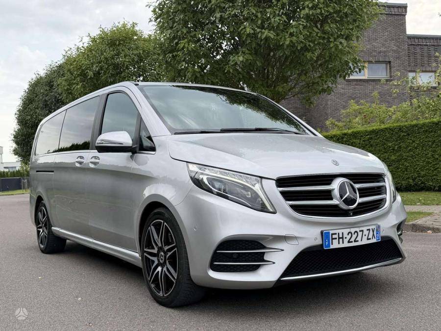 Grey Mercedes-Benz V 250 2019 in Vilnius, with an engine capacity of 2.20 L and mileage of 281 thousand km for 26300 €, photo 4 on AUTOMOTO.COM.LV