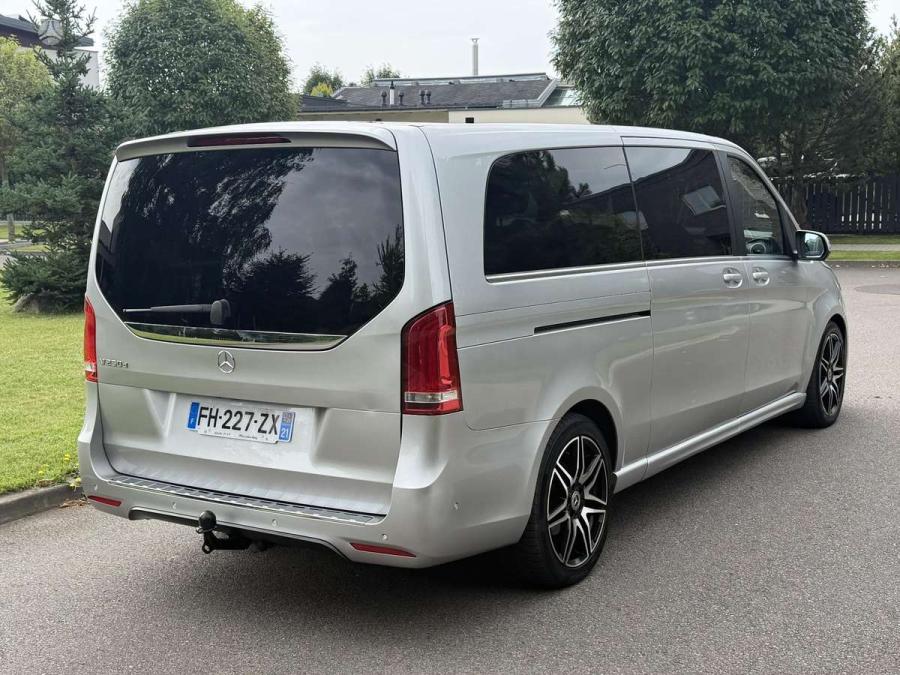 Grey Mercedes-Benz V 250 2019 in Vilnius, with an engine capacity of 2.20 L and mileage of 281 thousand km for 26300 €, photo 9 on AUTOMOTO.COM.LV
