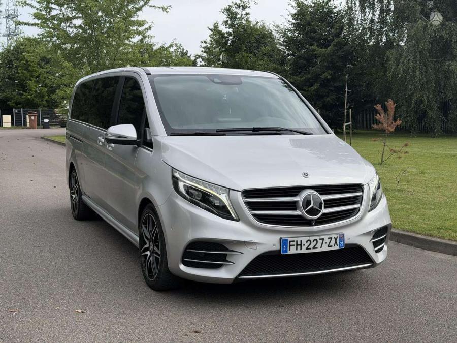Grey Mercedes-Benz V 250 2019 in Vilnius, with an engine capacity of 2.20 L and mileage of 281 thousand km for 26300 €, photo 10 on AUTOMOTO.COM.LV