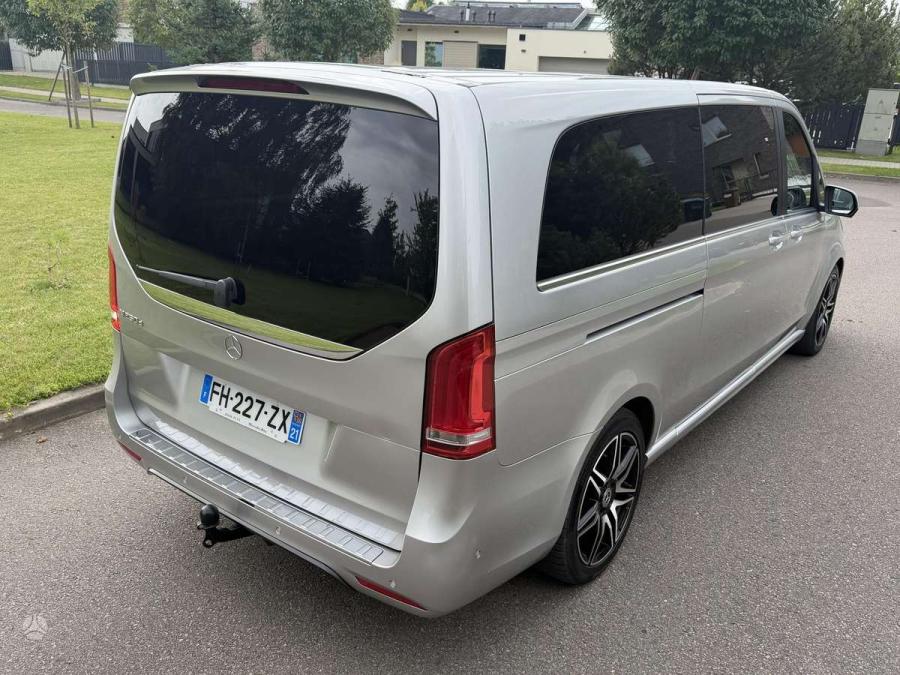 Grey Mercedes-Benz V 250 2019 in Vilnius, with an engine capacity of 2.20 L and mileage of 281 thousand km for 26300 €, photo 15 on AUTOMOTO.COM.LV