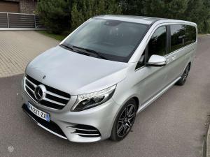 Grey Mercedes-Benz V 250 2019 in Vilnius, with an engine capacity of 2.20 L and mileage of 281 thousand km for 26300 €, photo 16 on AUTOMOTO.COM.LV