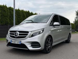 Grey Mercedes-Benz V 250 2019 in Vilnius, with an engine capacity of 2.20 L and mileage of 281 thousand km for 26300 €, photo 18 on AUTOMOTO.COM.LV