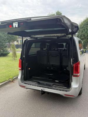 Grey Mercedes-Benz V 250 2019 in Vilnius, with an engine capacity of 2.20 L and mileage of 281 thousand km for 26300 €, photo 21 on AUTOMOTO.COM.LV