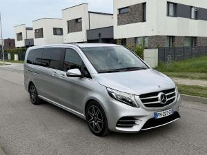Grey Mercedes-Benz V 250 2019 in Vilnius, with an engine capacity of 2.20 L and mileage of 281 thousand km for 26300 €, photo 24 on AUTOMOTO.COM.LV