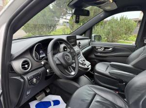Grey Mercedes-Benz V 250 2019 in Vilnius, with an engine capacity of 2.20 L and mileage of 281 thousand km for 26300 €, photo 30 on AUTOMOTO.COM.LV