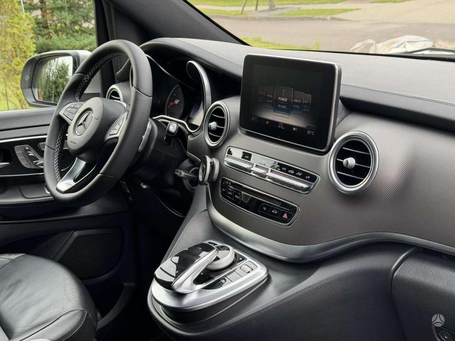 Grey Mercedes-Benz V 250 2019 in Vilnius, with an engine capacity of 2.20 L and mileage of 281 thousand km for 26300 €, photo 31 on AUTOMOTO.COM.LV