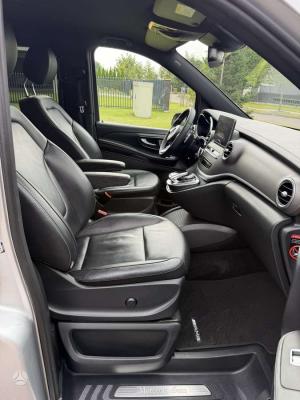 Grey Mercedes-Benz V 250 2019 in Vilnius, with an engine capacity of 2.20 L and mileage of 281 thousand km for 26300 €, photo 32 on AUTOMOTO.COM.LV