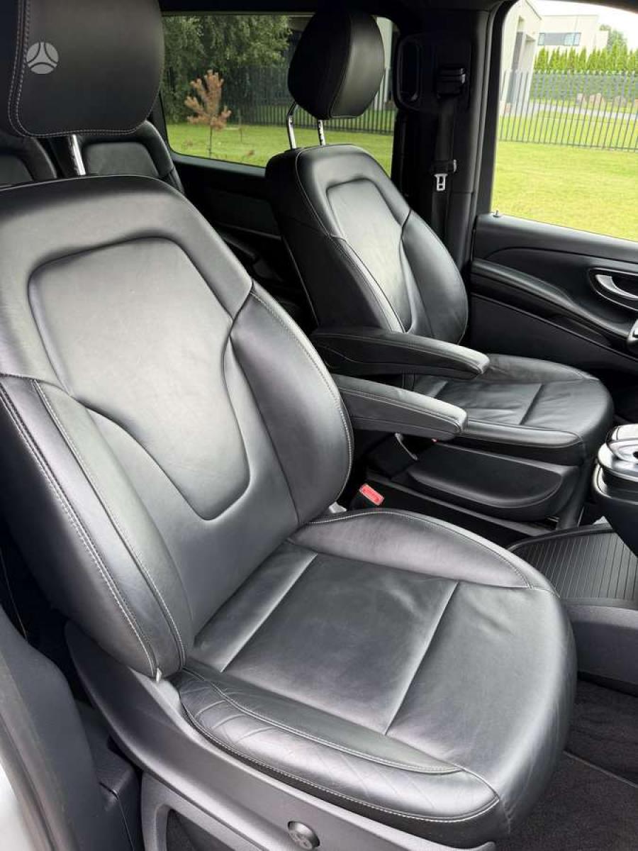 Grey Mercedes-Benz V 250 2019 in Vilnius, with an engine capacity of 2.20 L and mileage of 281 thousand km for 26300 €, photo 39 on AUTOMOTO.COM.LV