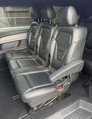 Grey Mercedes-Benz V 250 2019 in Vilnius, with an engine capacity of 2.20 L and mileage of 281 thousand km for 26300 €, photo 45 on AUTOMOTO.COM.LV
