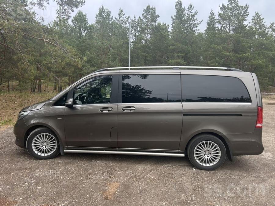 Pelēks Mercedes-Benz V 250 2015 Rīga, ar dzinēja tilpumu 2.20 L un nobraukumu 193 tūkst. km par 26800 €, foto 1 vietnē AUTOMOTO.COM.LV