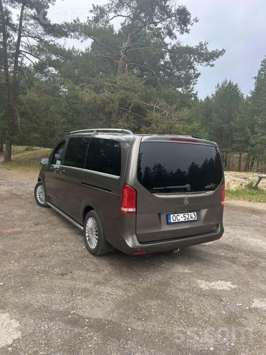 Pelēks Mercedes-Benz V 250 2015 Rīga, ar dzinēja tilpumu 2.20 L un nobraukumu 193 tūkst. km par 26800 €, foto 3 vietnē AUTOMOTO.COM.LV