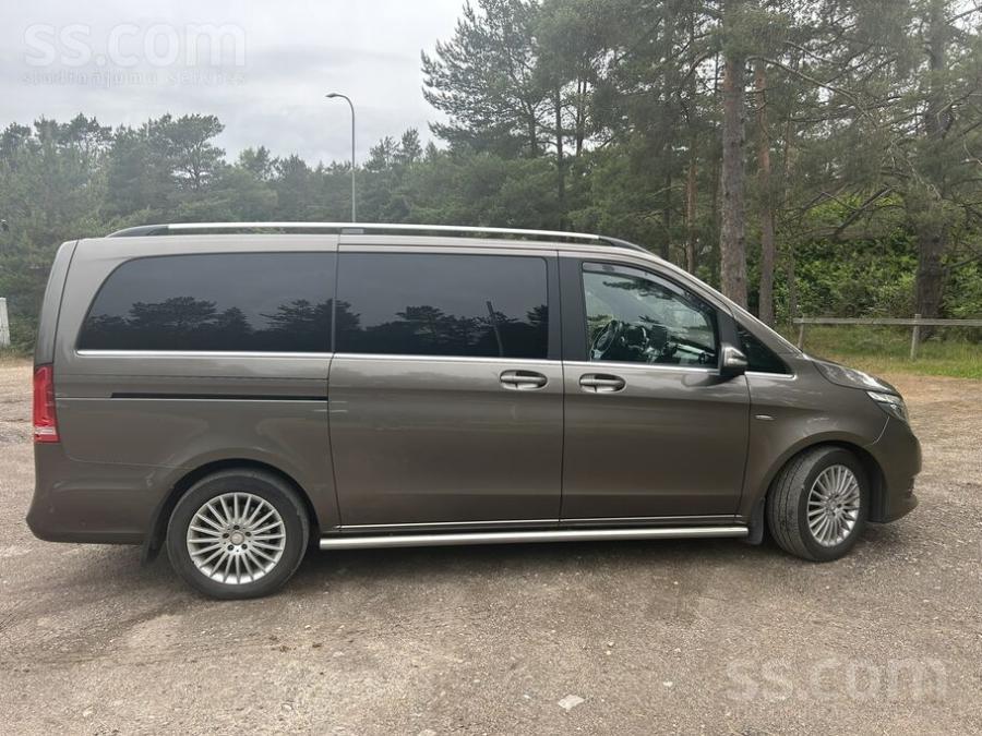 Pelēks Mercedes-Benz V 250 2015 Rīga, ar dzinēja tilpumu 2.20 L un nobraukumu 193 tūkst. km par 26800 €, foto 5 vietnē AUTOMOTO.COM.LV