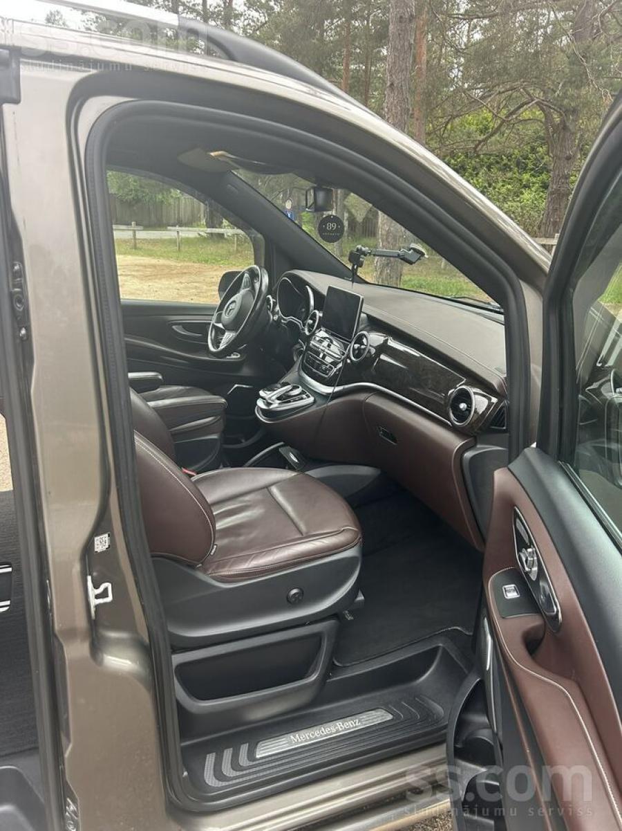 Pelēks Mercedes-Benz V 250 2015 Rīga, ar dzinēja tilpumu 2.20 L un nobraukumu 193 tūkst. km par 26800 €, foto 10 vietnē AUTOMOTO.COM.LV