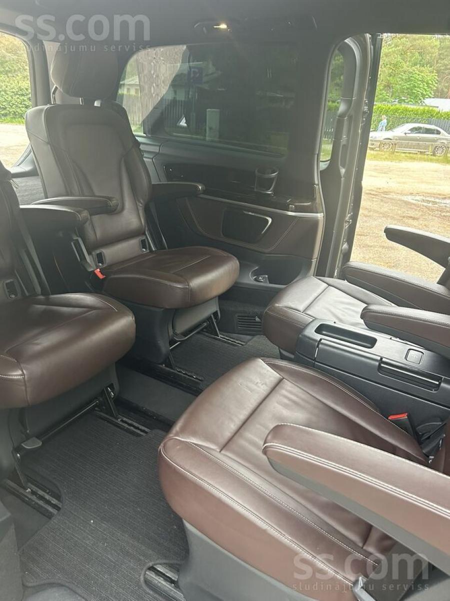 Pelēks Mercedes-Benz V 250 2015 Rīga, ar dzinēja tilpumu 2.20 L un nobraukumu 193 tūkst. km par 26800 €, foto 15 vietnē AUTOMOTO.COM.LV