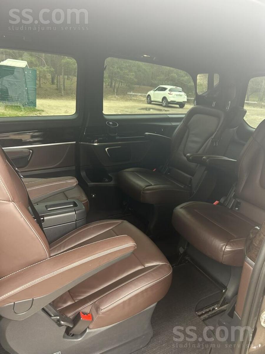 Pelēks Mercedes-Benz V 250 2015 Rīga, ar dzinēja tilpumu 2.20 L un nobraukumu 193 tūkst. km par 26800 €, foto 16 vietnē AUTOMOTO.COM.LV