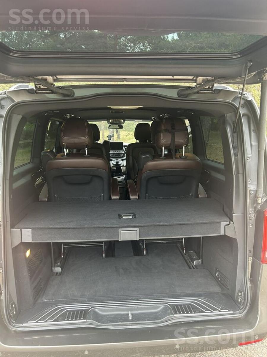 Pelēks Mercedes-Benz V 250 2015 Rīga, ar dzinēja tilpumu 2.20 L un nobraukumu 193 tūkst. km par 26800 €, foto 17 vietnē AUTOMOTO.COM.LV